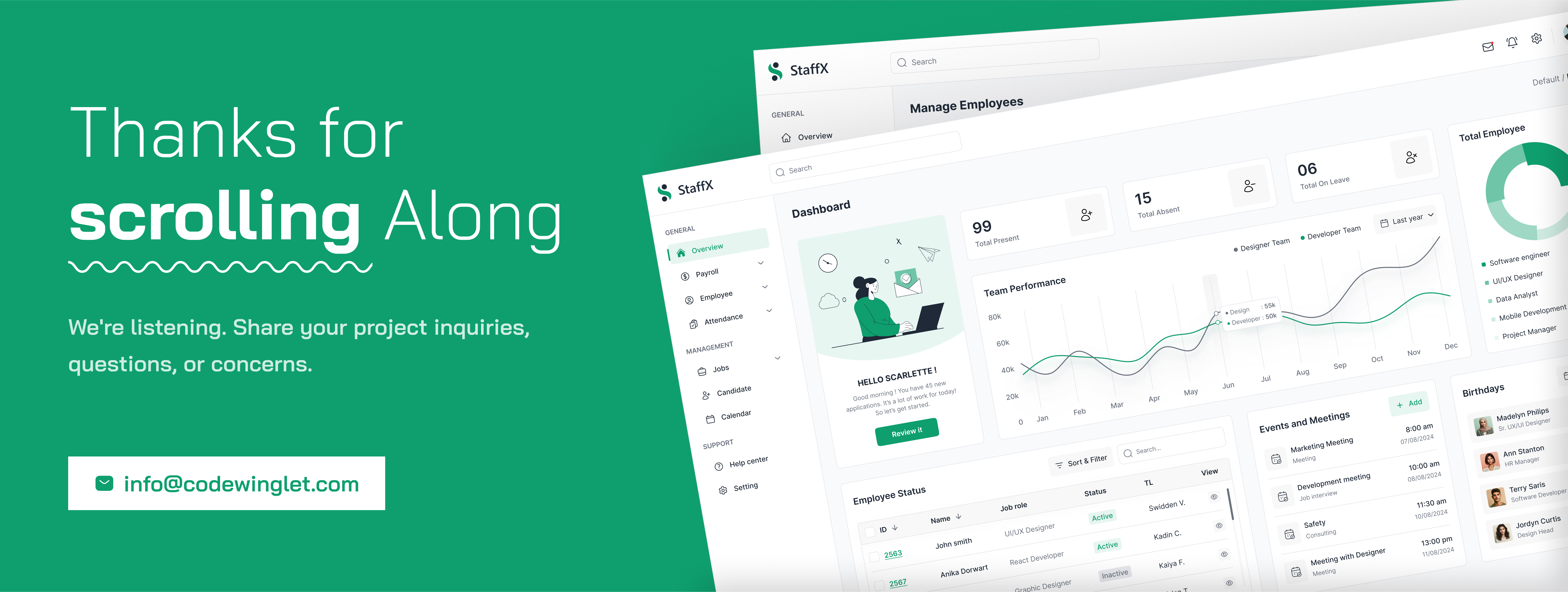 HRMS Dashboard | SaaS Web app | Admin UI by Codewinglet private limited ... HRMS Dashboard | SaaS Web app | Admin UI by Codewinglet private limited ...